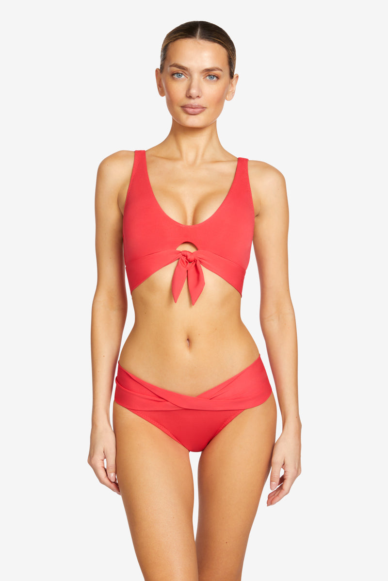 Robin Piccone Women's Ava Knot Bikini Top